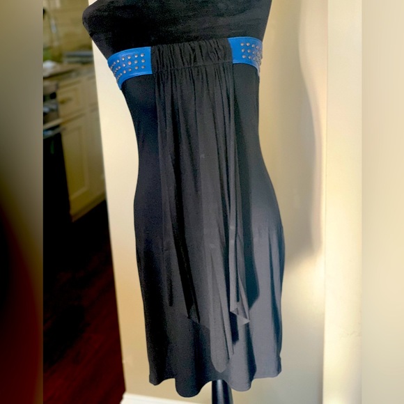 Akiko | Dresses | Akiko Strapless Black Sheath Dress | Poshmark